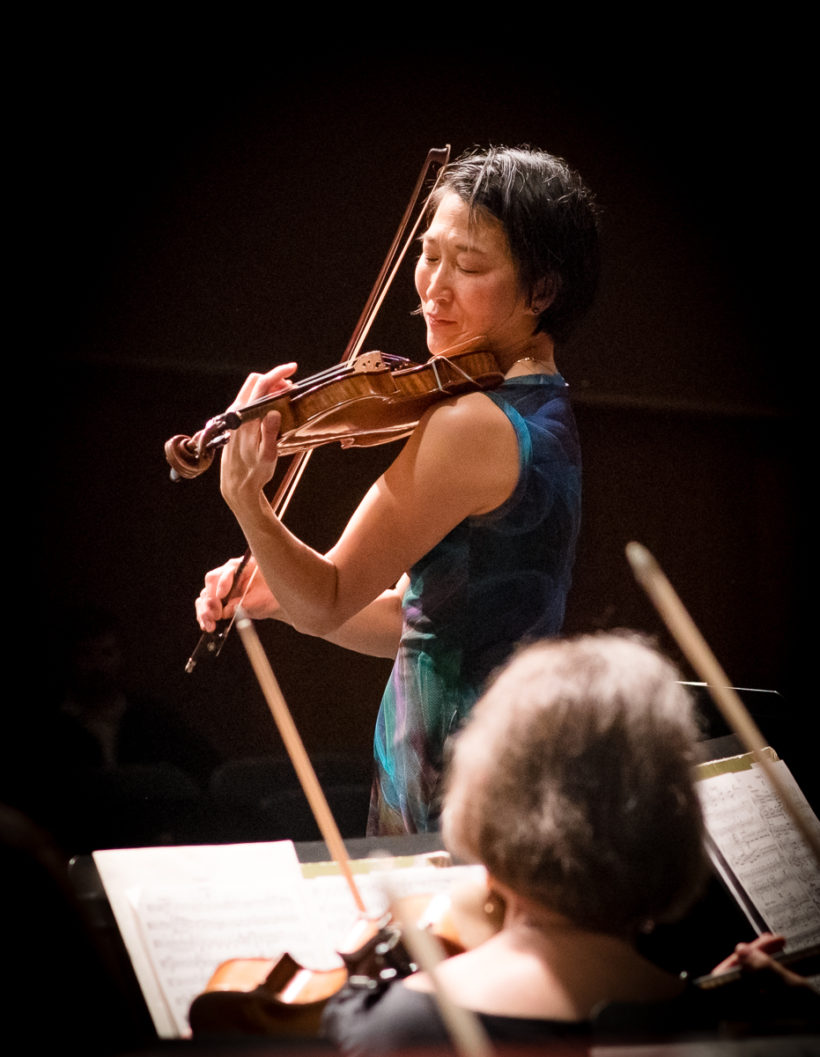 Lucia Lin with the Wellesley Symphony Orchestra - Axie Breen Photography